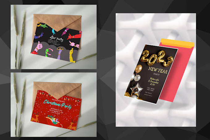 Design a unique invitation card for your event by B4yhan | Fiverr