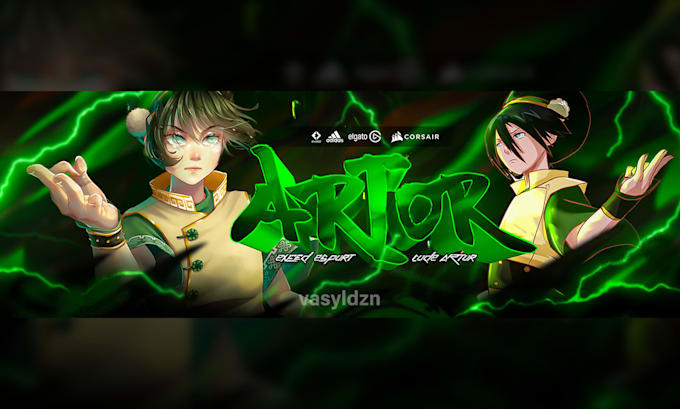 Create your dream anime header for you by Vasyldzn | Fiverr