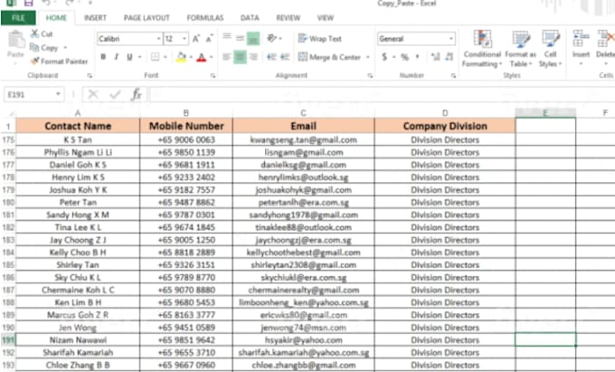 Do data entry copy paste data collection data conversion by ...