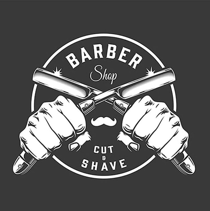 Design a unique and professional barber shop logo by Adoniedesign | Fiverr