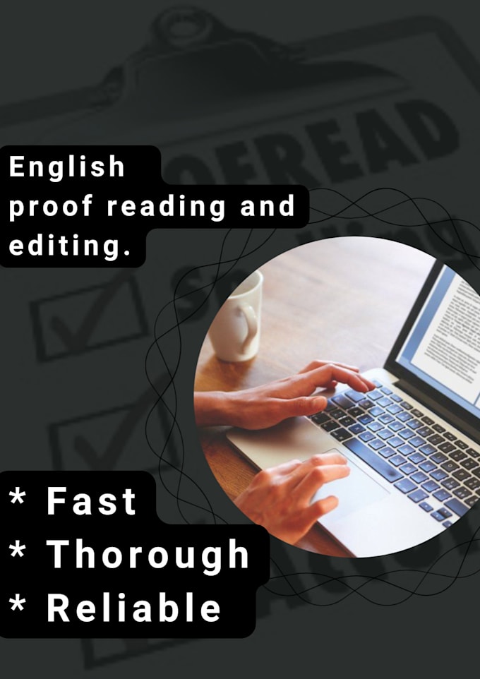 Proof read, write and edit your text by Hrkworld | Fiverr