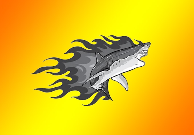 Design creative shark attack logo for your business by Jakiya_bow | Fiverr