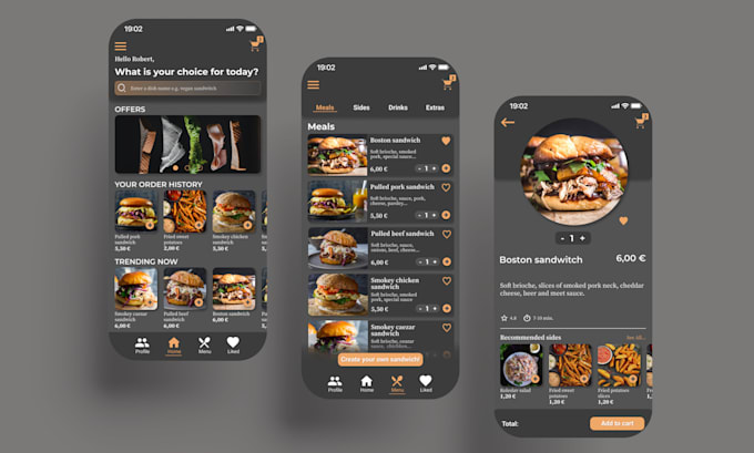 Do trendy modern ux ui design for your app by Dovis_ps | Fiverr