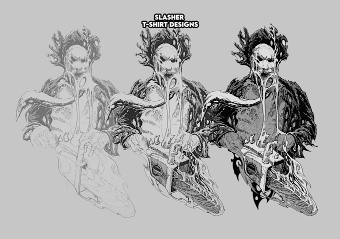 Draw halloween slasher movies fan art for your t shirt design by ...