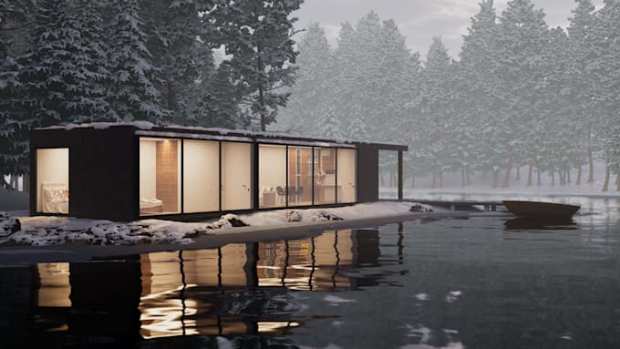 Make an realistic architectural visualization by M_dashkov | Fiverr