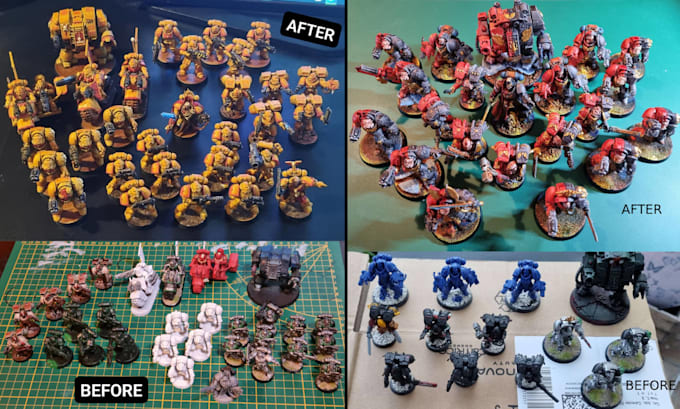 Paint your warhammer miniatures by Prygiel_joseph | Fiverr