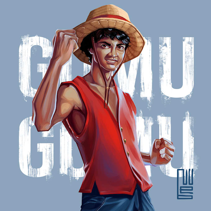 Going to illustrate a portrait with pictorial style by Samyranube | Fiverr