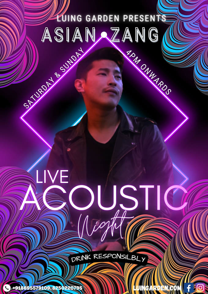 Do a poster design about anything u want and simple and catchy u got it ...