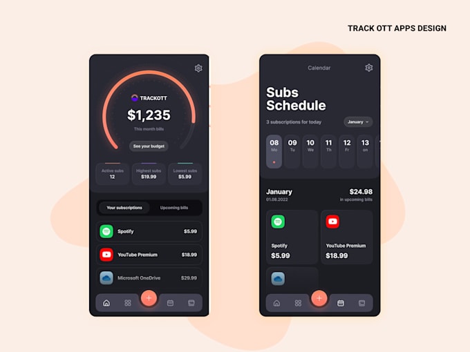 Do mobile app ui ux design in figma, xd, sketch, invision by Satishguna ...