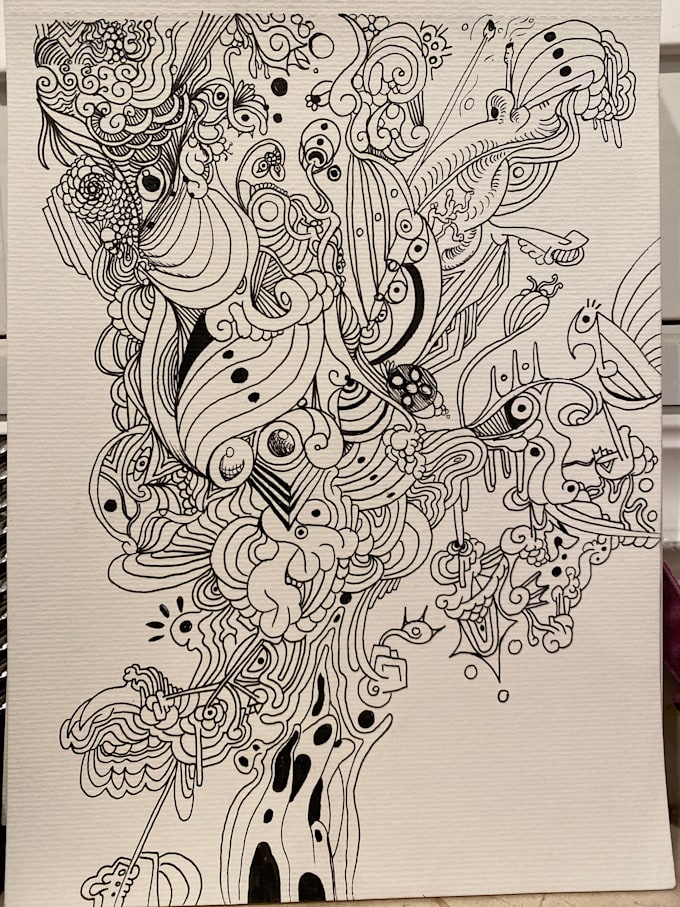 Create doodle artwork for your project by Maduzah | Fiverr