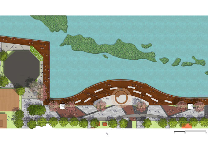 Render a site plan with high quality visuals by Zakimhrn | Fiverr