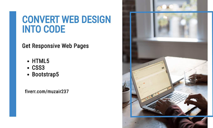 Convert The Web Design Into Code Using Bootstrap5 By Muzair237 Fiverr 