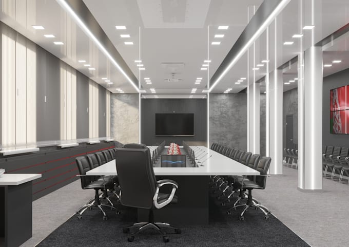 Create photorealistic assembly hall design 3d renderings by Gorolga ...