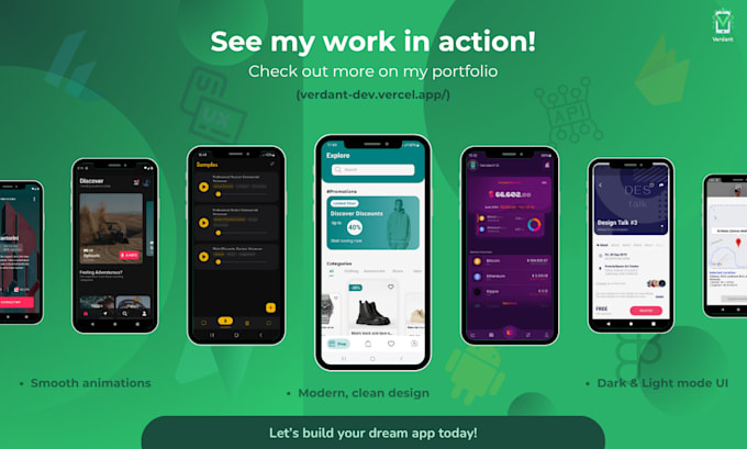 Develop an android mobile app using flutter by Verdant_dev | Fiverr
