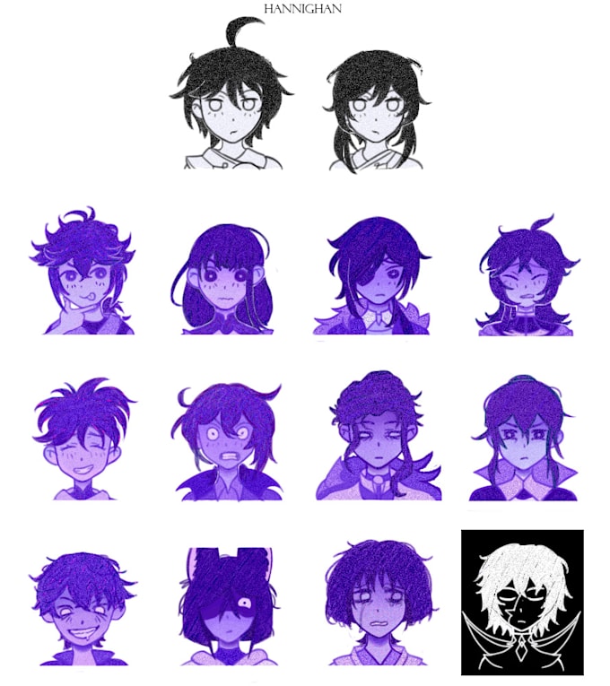 Draw anything you want in omori style by Hannighan | Fiverr