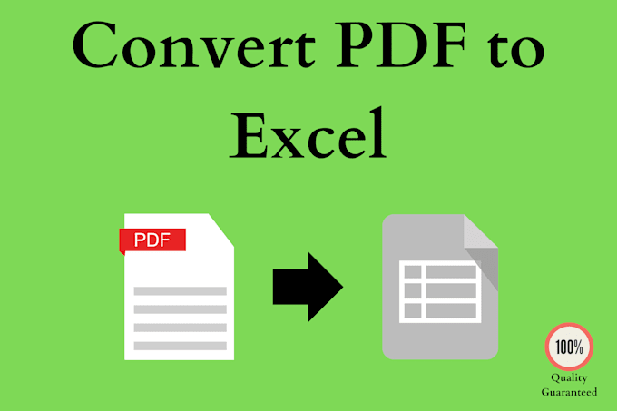Convert pdf to excel by Angi_whizz | Fiverr