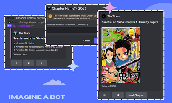 Create a custom discord bot for you by Astrexxx | Fiverr