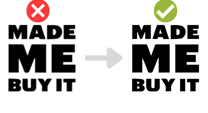 Transform your low quality logo into a high quality vector by ...