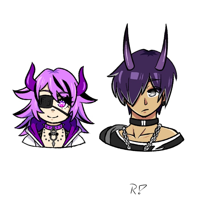 Draw you a simple bust by Romeropng | Fiverr