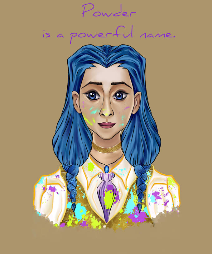 Draw a beautiful ilustration of any fanart by Oliviaherheys | Fiverr