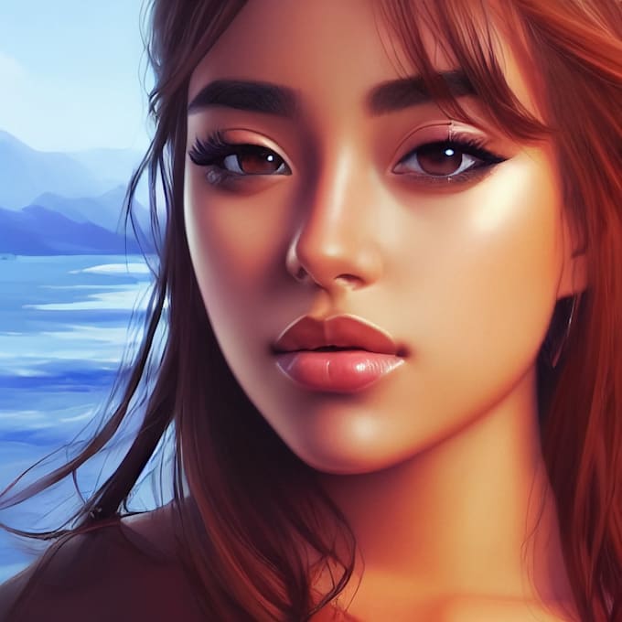 Draw you in a realistic anime artstyle in a day by Jaidenrivera2 | Fiverr