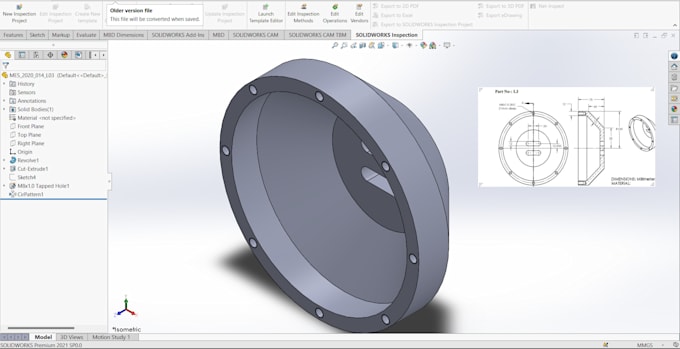 Design 2d 3d mechanical drawings using solidworks and autocad by Cad ...