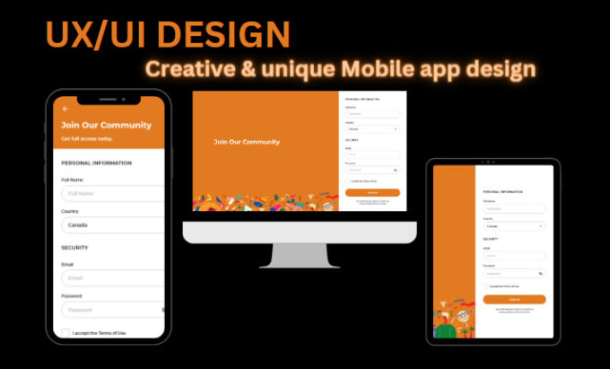 Do Creative Mobile App Ui Ux Design For Your Android And Ios By Mahamharoon Fiverr 8893