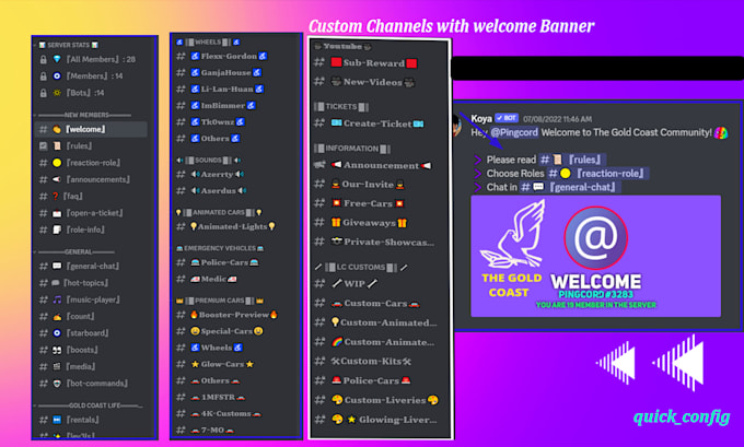 Do a professional fivem rp discord setup within 24 hours by Quick ...