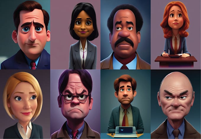 Generate your pixar style character with ai by Sambruce23 | Fiverr