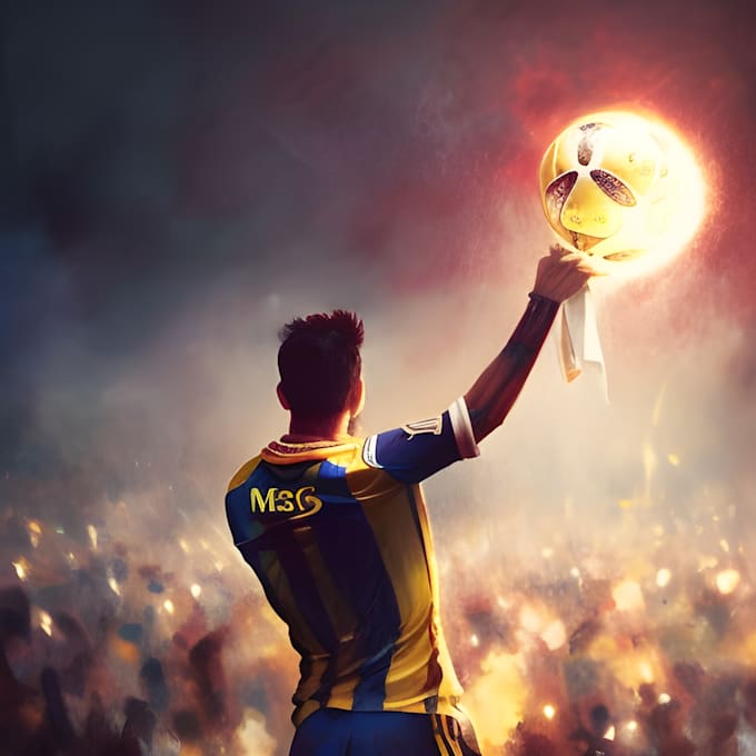 Generate iconic football art for you by Elleos_ | Fiverr