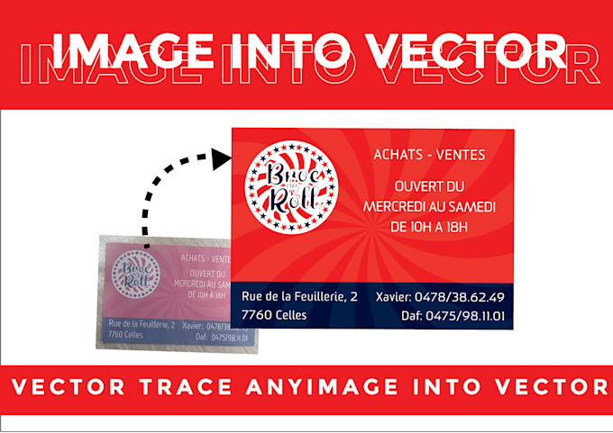 Vectorize image, manual vector trace, redraw your logo by ...