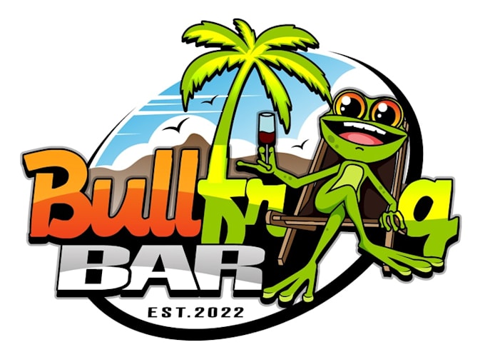 Design unique bullfrog logo by Doktin_botix | Fiverr