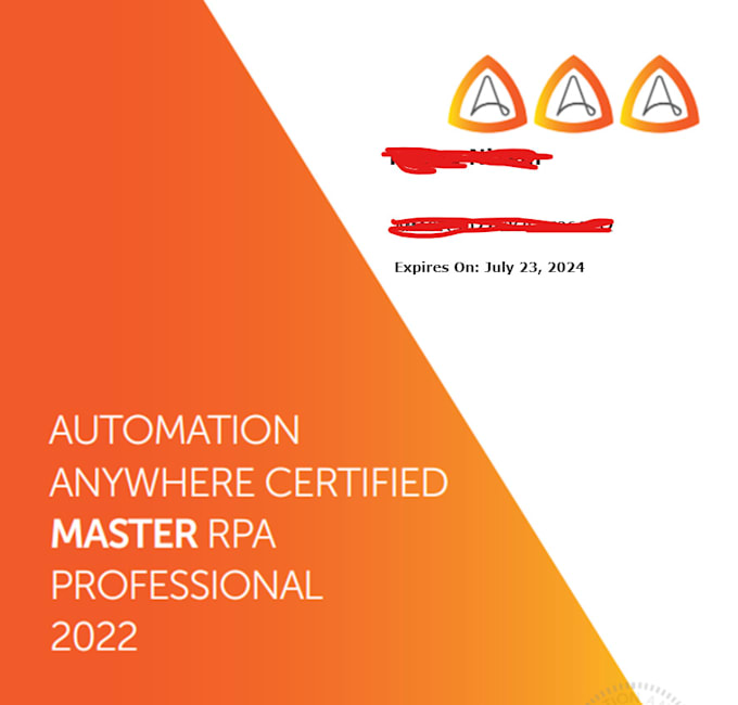 Automation Anywhere A360 Advanced And Master Certification By Hasnanizam Fiverr