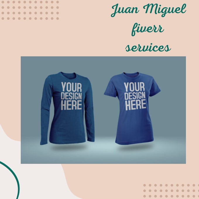 Make you a t shirt mockup with your own logo or your design by Miguel ...