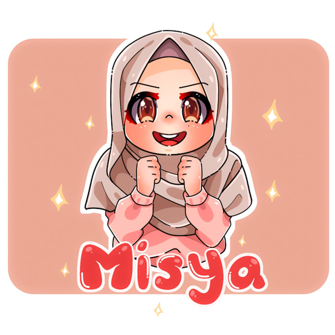 Drawing cute chibi anime characters in my style by Nrzuko | Fiverr