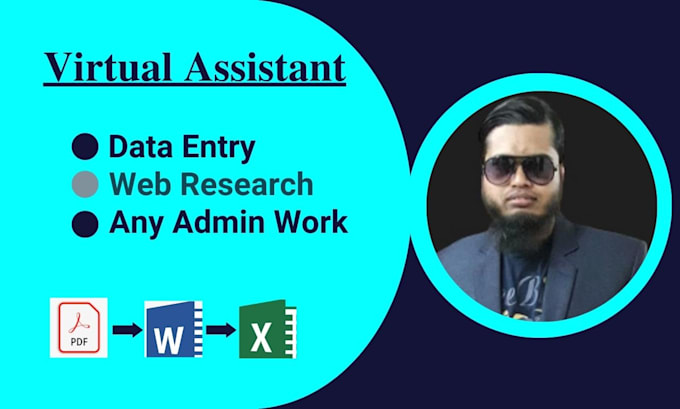 Be your virtual assistant, web research and excel data entry by ...