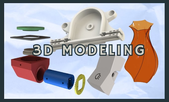 Do 3d cad modeling, cad design, 3d printing, step, stl, dxf by Tomsribeiro700 | Fiverr