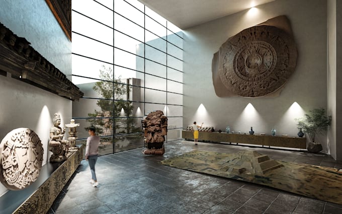 Model, design and render your interior project in 4k by Migueldiaz154 ...