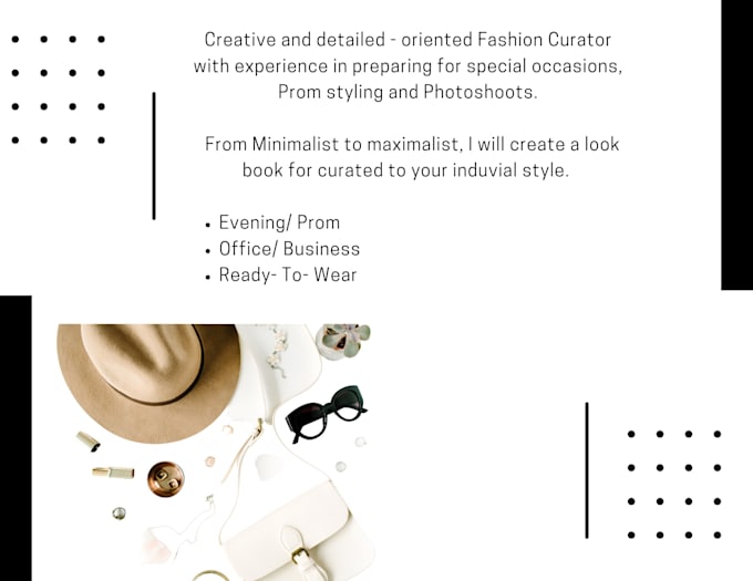 Create a look book for curated to your induvial style by Whitneyp_ | Fiverr