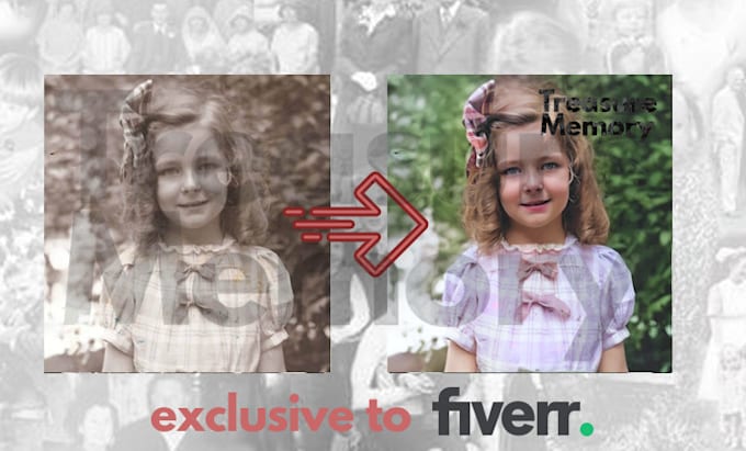 Restore your family photos by Treasurememory | Fiverr