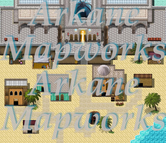 Make custom maps for your rpg maker mv, mz or vx ace game by Arkane_mapworks | Fiverr