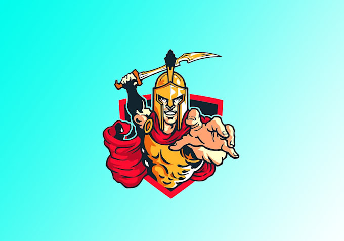 Give a high quality spartan warrior elite guard logo design for your ...