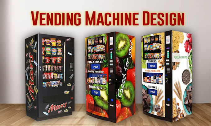 Do creative vending machine wrap design, slot wrap design by ...