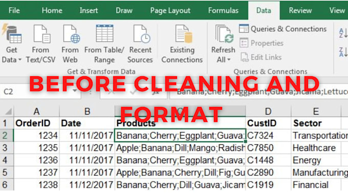 Clean organize and merge excel or csv data by Khalidbukhari77 | Fiverr