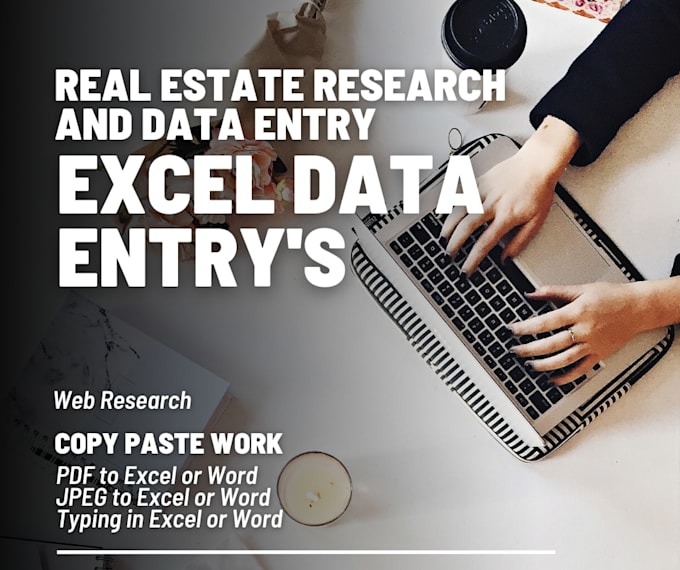 Do excel data entry, typing, copy paste, formatting by Hadi3220 | Fiverr