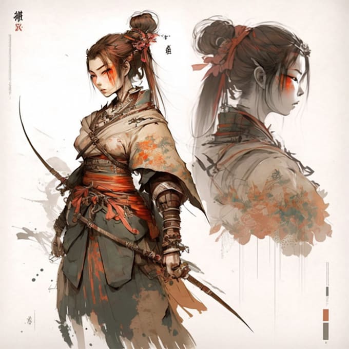 Draw a stylized anime character for you by Brock_west | Fiverr