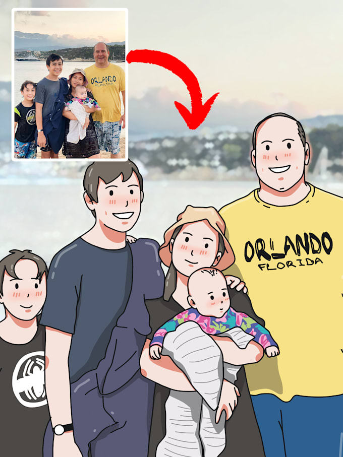 Make cartoon version of yourself by Arnoldjaysontaj | Fiverr