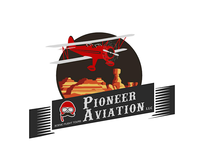 Do make an modern custom plane logo by Eva_white6 | Fiverr