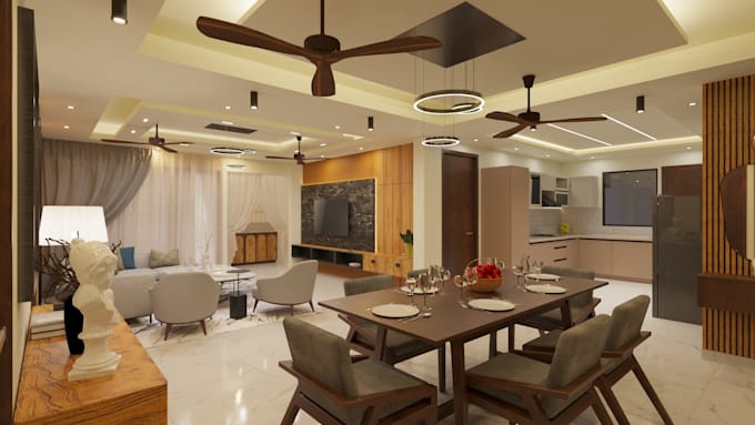 Do 3d visualization, renderings and area planning, designing by Devnamanagr | Fiverr