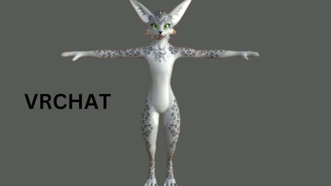 Create a 3d vrchat avatar or vtuber avatar from scratch by Oyegbo ...